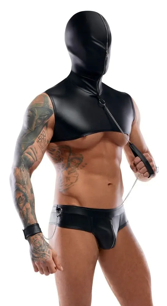 Svenjoyment Muški seksi veš Bondage Set, Crni