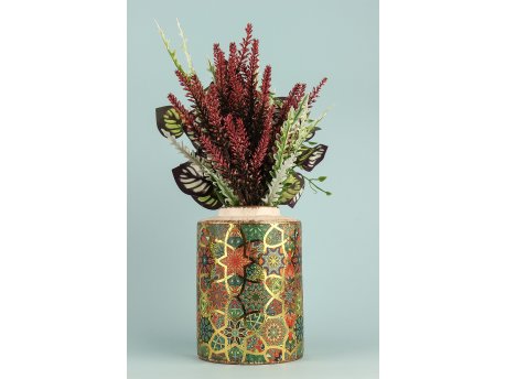 WALLXPERT Decorative Pot keramička multicolor vaza YL731