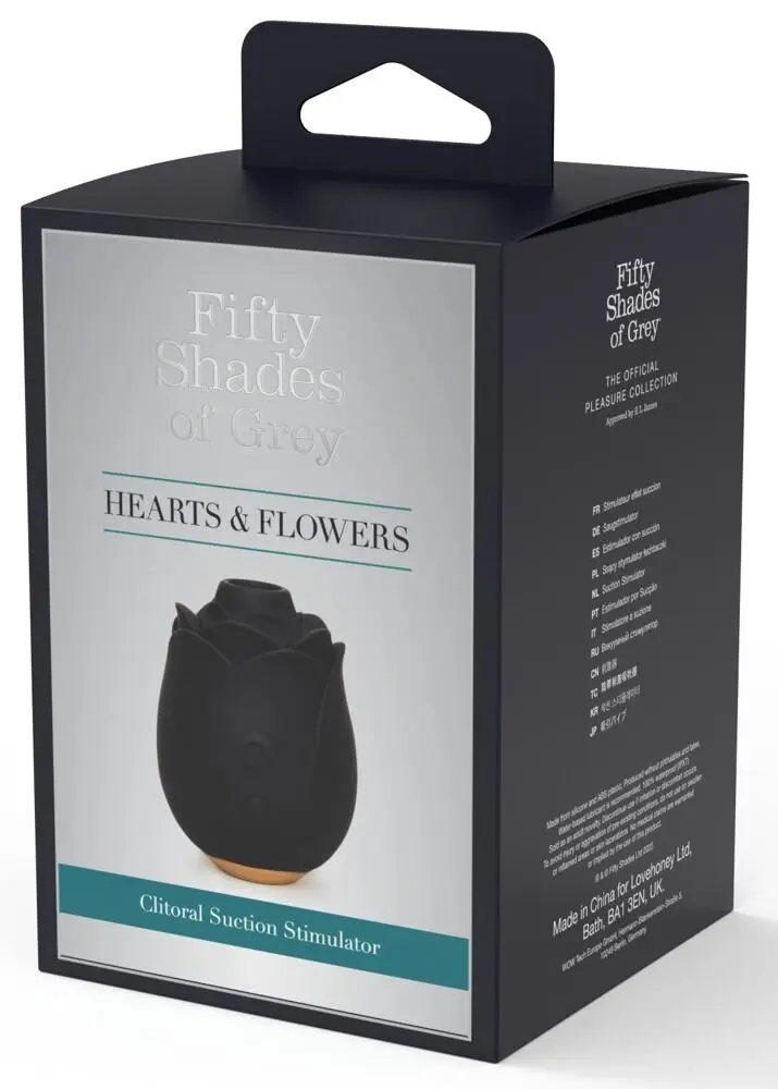 Fifty Shades of Grey Stimulator klitorisa Rose, Crni