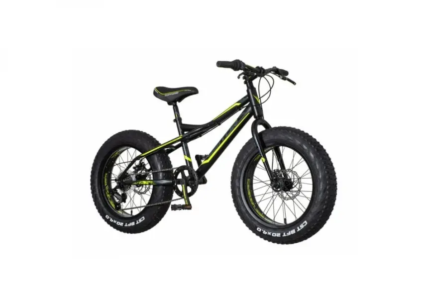 Bicikl visitor fat bike 20" bigfoot crno zeleni
