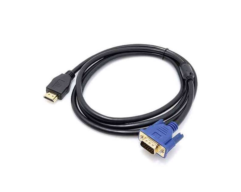 E-GREEN Kabl - Konvertor HDMI (M) - VGA D-sub M/M 1.8m crni