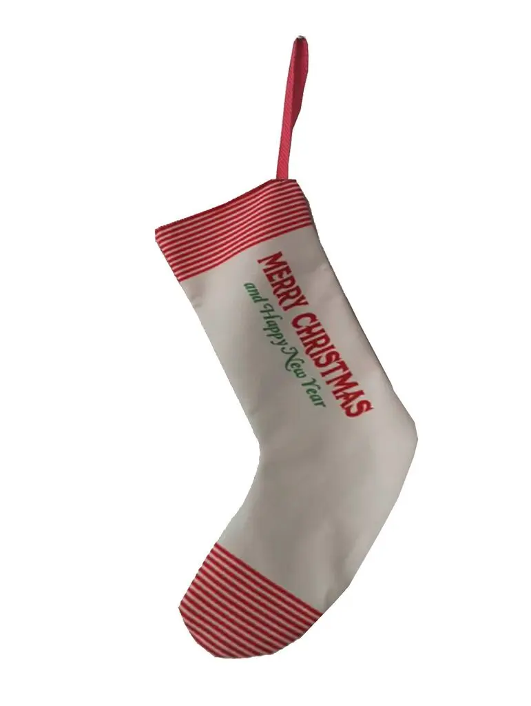 Aberto Design Novogodišnja ukrasna čarapa Crp001, 35x18 cm, Šarena