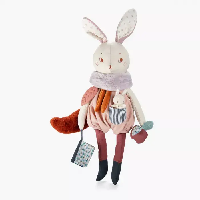 MOULIN ROTY Plišana igračka Zeka Après la pluie