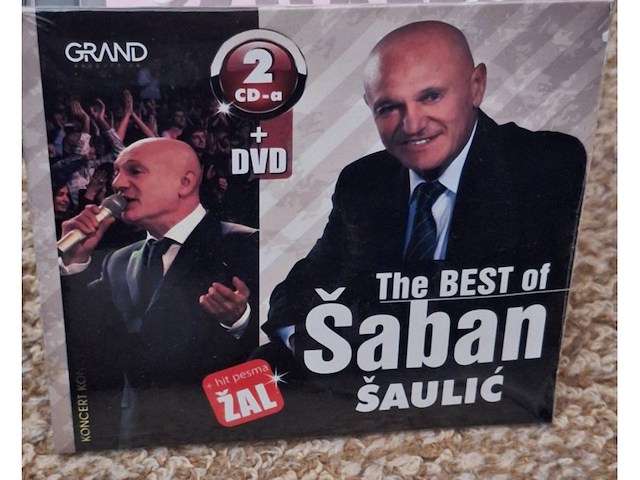 2CD-1DVD-ŠABAN ŠAULIĆ-NAJVEĆI HITOVI-NOVO U CELOFANU