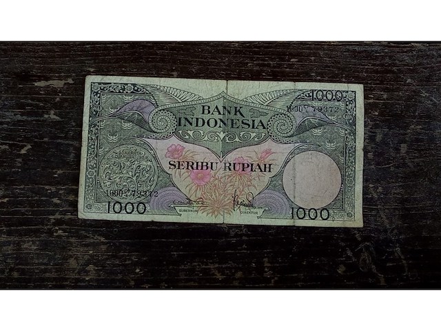 INDONEZIJA 1000 R 1959