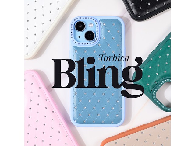 Torbica Bling za Samsung A556B Galaxy A55 5G bela