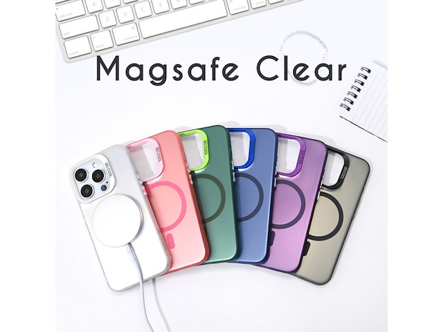 Torbica Magsafe Clear za iPhone 14 Pro 6.1 crna