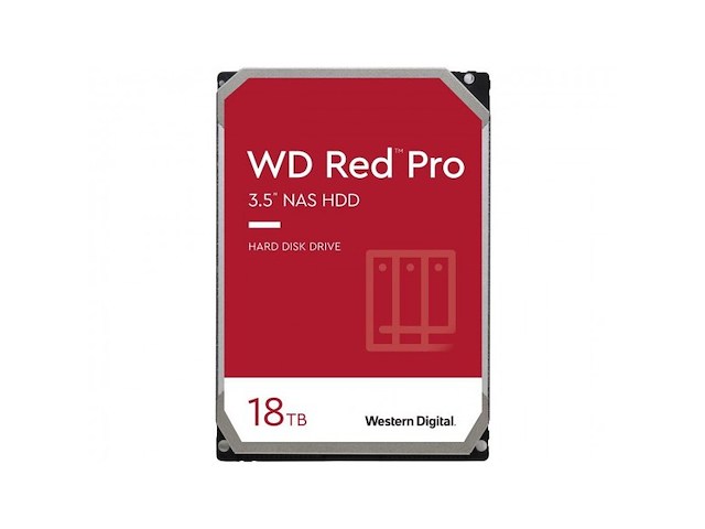 HDD SATA 18TB WD181KFGX WD RED Pro NAS 7200 RPM 512MB