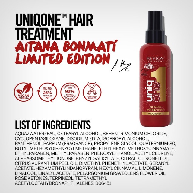 REVLON UNIQ ONE ALL IN ONE HAIR TREATMENT LIMITED EDITION 150ML
