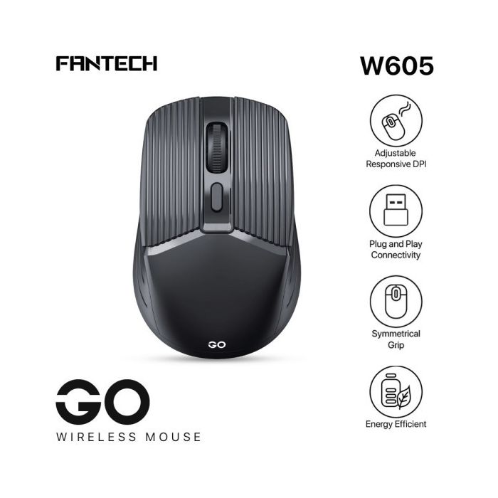 Miš Wireless Fantech W605 GO crni