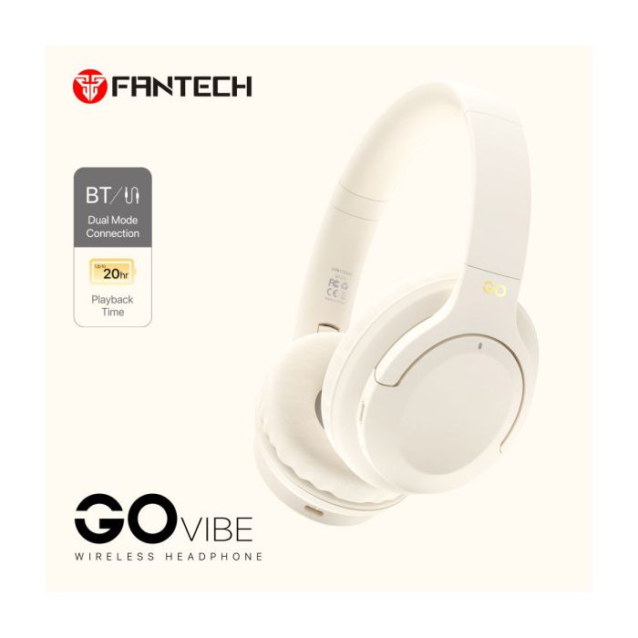 Bluetooth slušalice Fantech GO Vibe WH05 bež