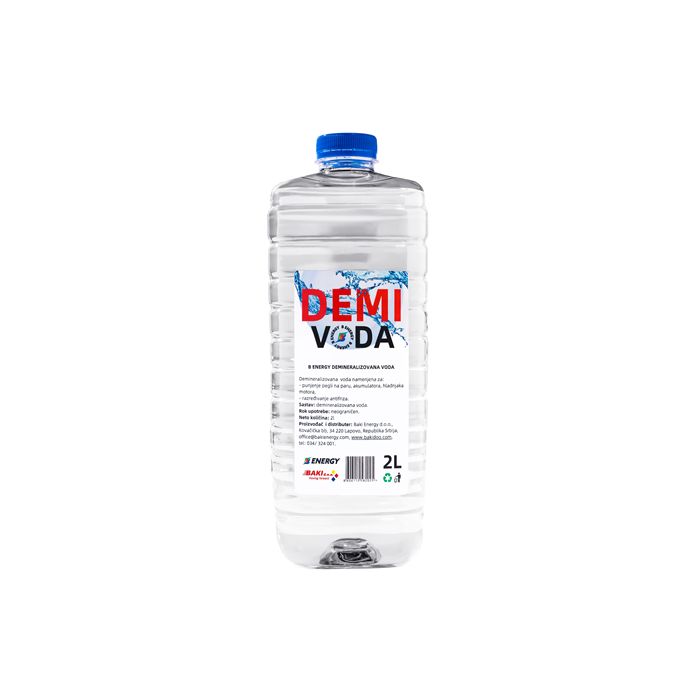 B ENERGY DEMINERALIZOVANA VODA 2L