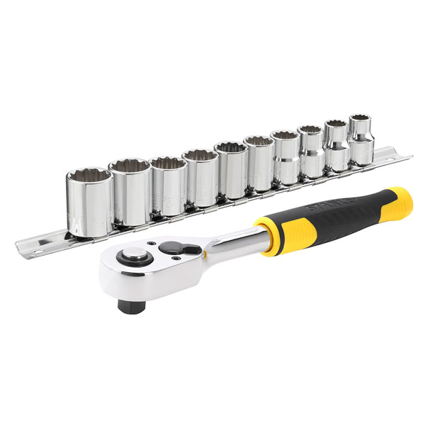 Set nasadnih ključeva 11 delova sa čegrtaljkom Stanley STMT82670-0