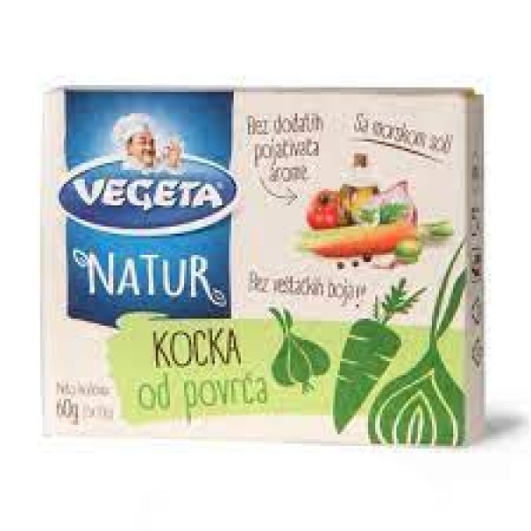 Vegeta natur povrtna kocka 60g -Podravka