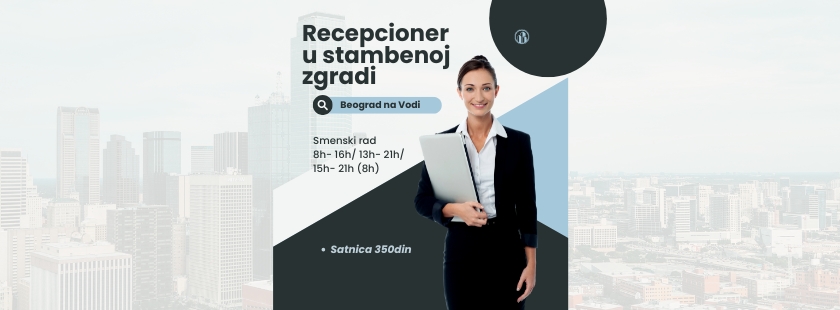 Recepcioner U Stambenoj Zgradi Privremeni poslovi Novo