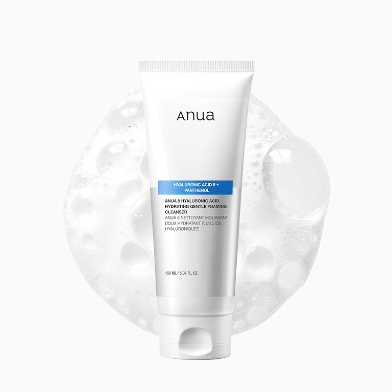 Anua 8 Hyaluronic Acid Hydrating Gentle Foaming Cleanser