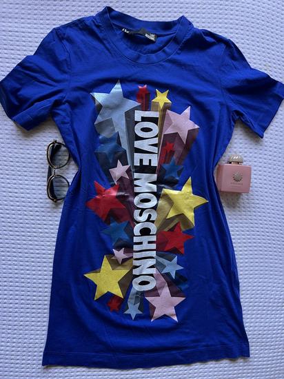 MOSCHINO ORIGINAL plava haljina 42 ili S
