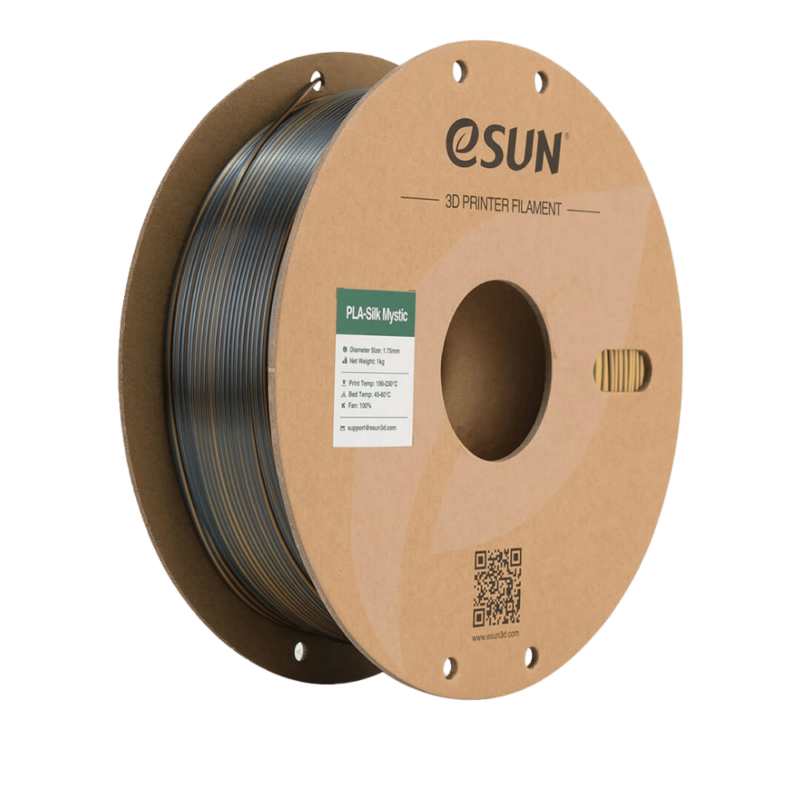 eSun PLA Mystic Triple Color Silk 1,75mm 1kg ZLATNA-ZELENA-CRNA (GOLD-GREEN-BLACK)
