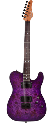 Schecter PT STANDARD Purple Burst Burl 3956 električna gitara