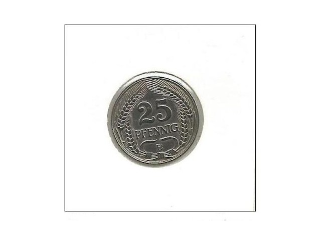 g4 Germany Deutsches Reich 25 pfennig 1910. E