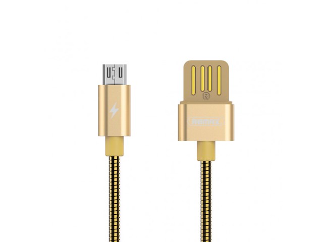Data kabl REMAX Silver serpent series RC-080m micro USB zlatni 1m