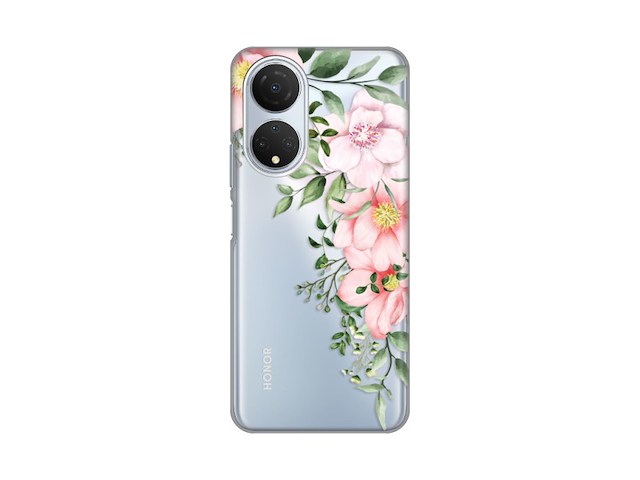 Torbica Silikonska Print Skin za Honor X7 Gentle Rose Pattern