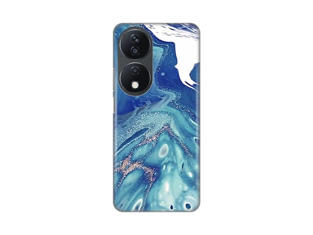 Torbica Silikonska Print za Honor X7b Blue Marble
