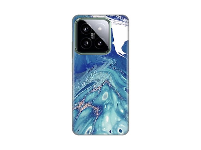 Torbica Silikonska Print za Xiaomi 14 Blue Marble