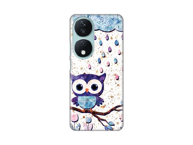 Torbica Silikonska Print Skin za Honor X7b Owl