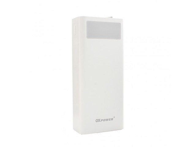 Power bank prenosiva baterija Oxpower PD40 PD QC 22.5W 40000 mAh bela