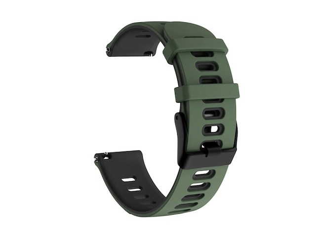 Narukvica double za smart watch Samsung 4, 5 22mm maslinasto crna
