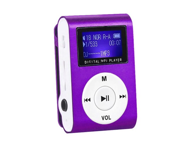 MP3 player LWD nano LCD 8GB ljubicasti
