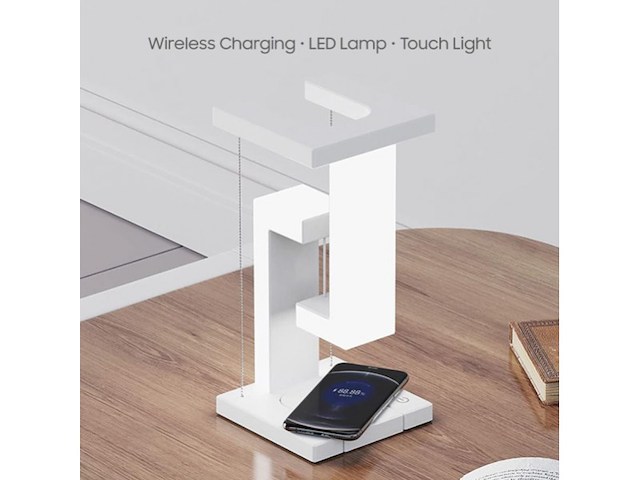 LED lampa + wireless punjac 10W