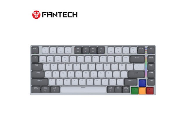 Tastatura Mehanicka Gaming Fantech MK915 RGB Maxfit AIR83 Wireless grey (red switch)