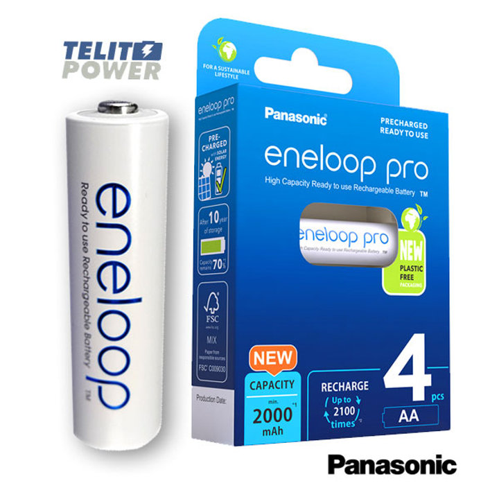 Panasonic Eneloop BK-3MCCE AA baterija blister 4 ( cena po komadu )