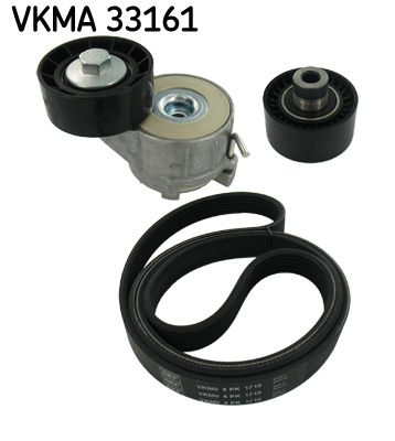 Garnitura klinastog rebrastog kaiša SKF VKMA 33161