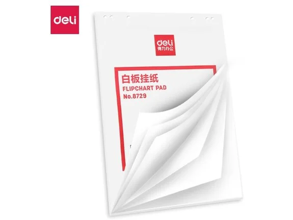 Deli Papir za flip chart tablu Delu 25 lista 8729