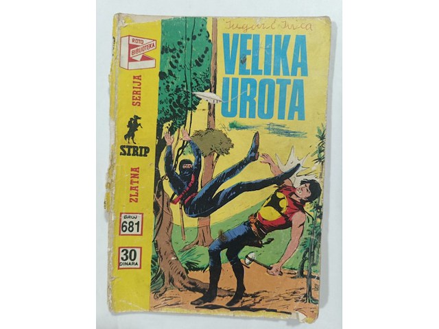 Zagor Zlatna serija 681 Velika urota