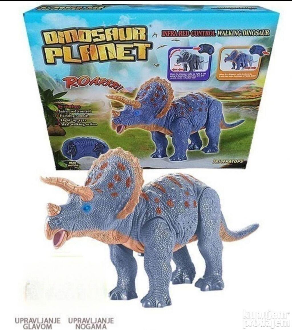 Triceratops Robot na Daljinsko Upravljanje      Dinosaurus na daljinski