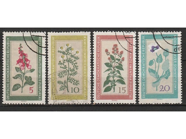 DDR - 1960 - Local Medicinal Flowers