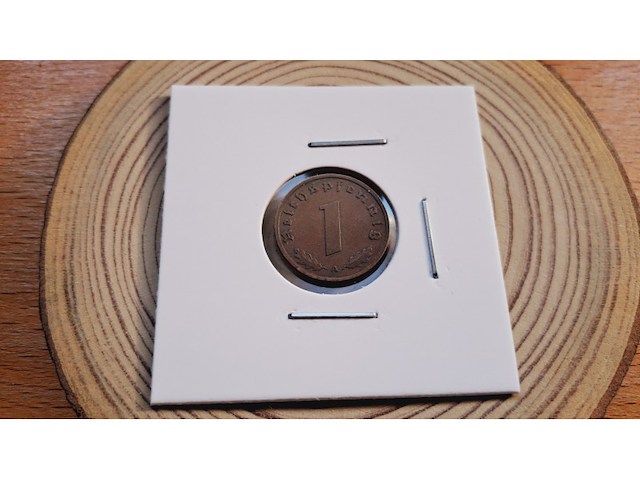NACISTICKA NEMACKA 1 PFENNIG 1938 KOVNICA A