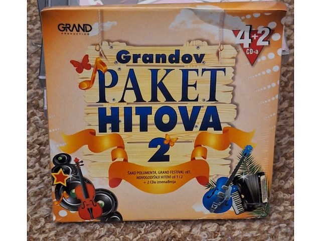 6CD-GRANDOV PAKET HITOVA-NOVO U CELOFANU