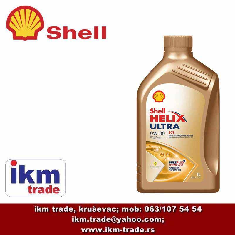 SHELL HELIX ULTRA ECT C2/C3 0W30 1L