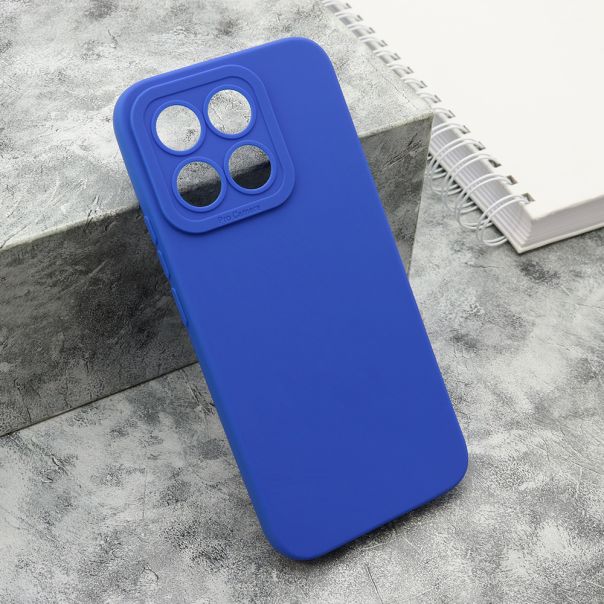 Maska Silikon Pro Camera za Honor X8c, tamno plava