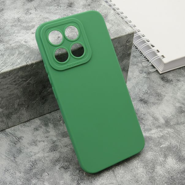 Maska Silikon Pro Camera za Honor X8c, tamno zelena