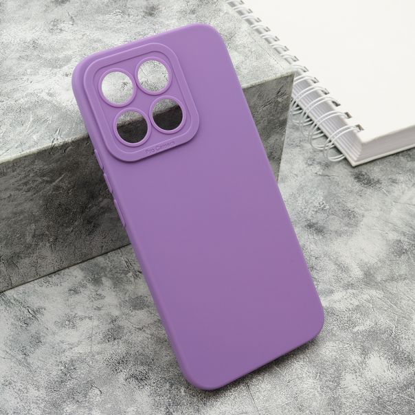 Maska Silikon Pro Camera za Honor X8c, ljubičasta