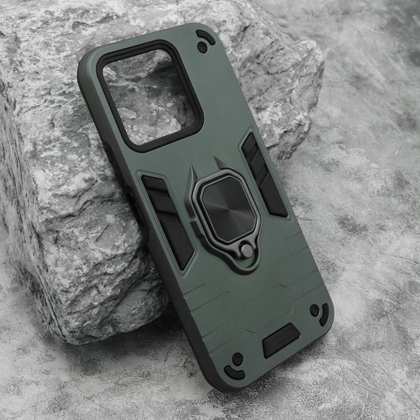 Maska Square ring za Honor X8c, zelena