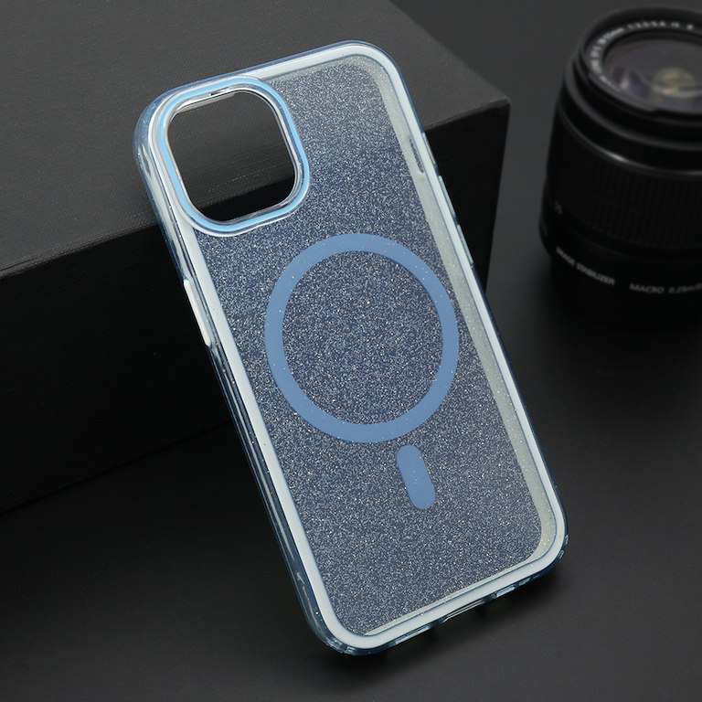 Zastitna maska (futrola) CRYSTAL MagSafe - iPhone 14 (6.1) plava (MS)
