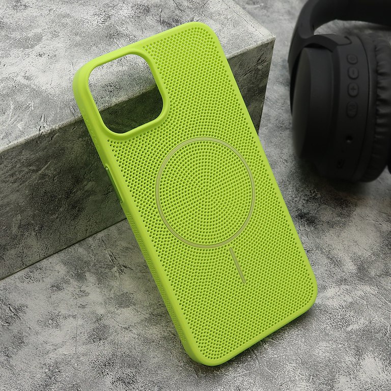 Zastitna maska (futrola) LUME MagSafe - iPhone 14 (6.1) zelena (MS)