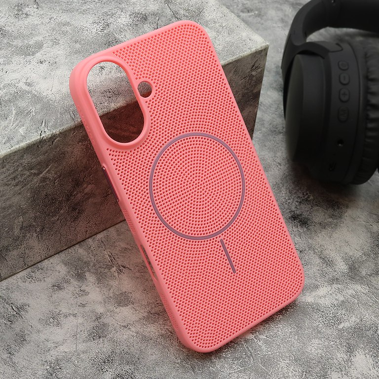 Zastitna maska (futrola) LUME MagSafe - iPhone 16 (6.1) roze (MS)